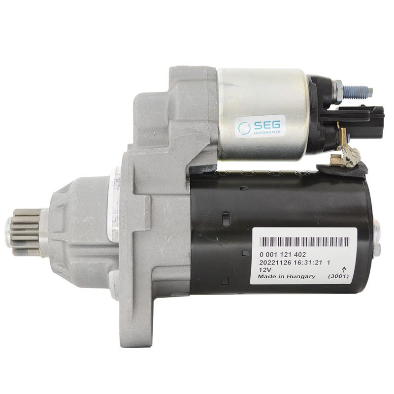 0001121402 STARTER MOTOR 12V 1.1KW 10TH CCW AUTO TRANS SUITS AUDI A3 ...